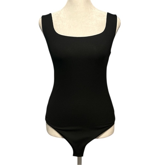 LOFT | Tops | Loft Versa Ribbed Square Neck Bodysuit | Poshmark